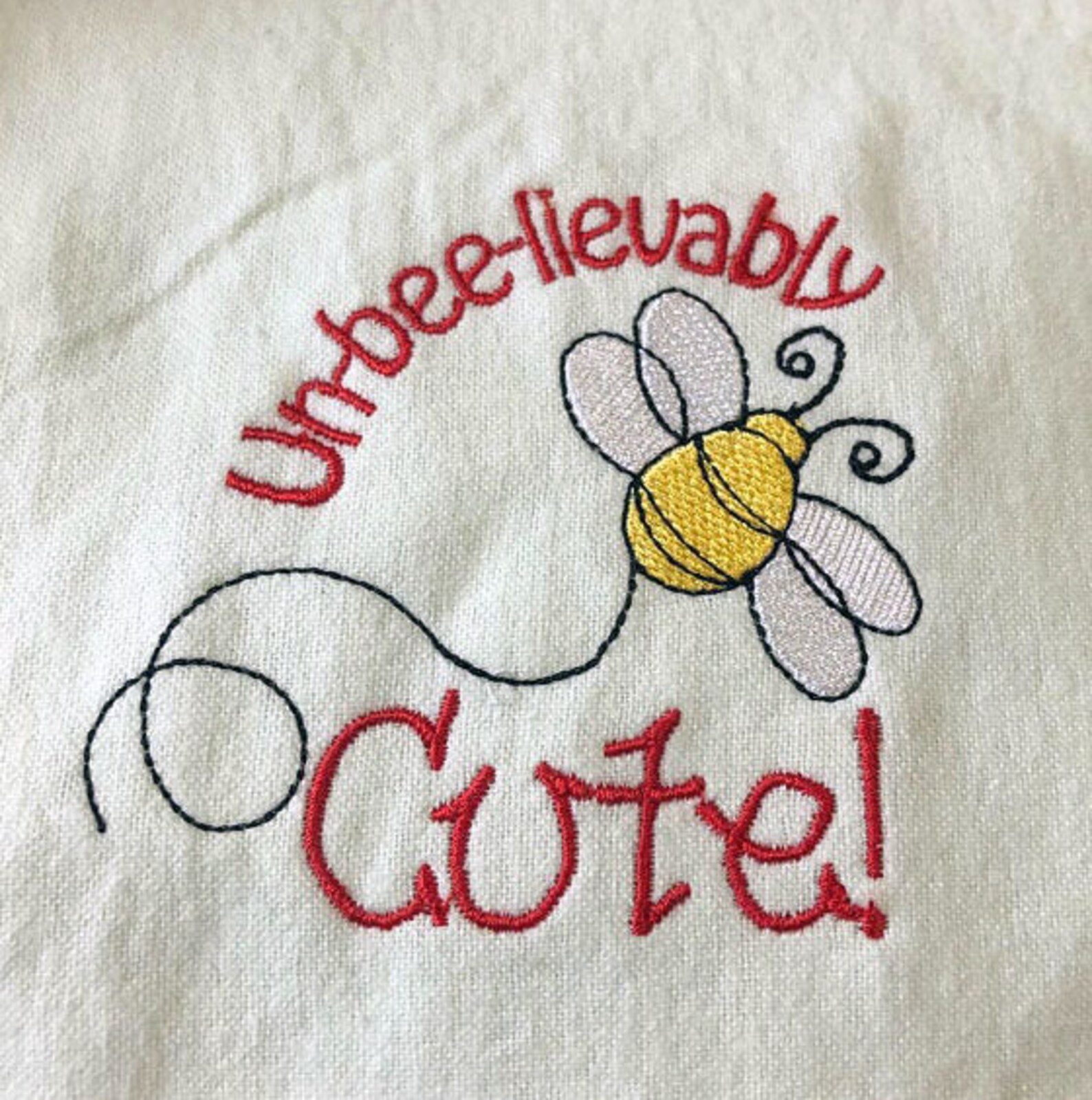 Baby Cute Bee Machine Embroidery Design Embroidery Designs | Etsy