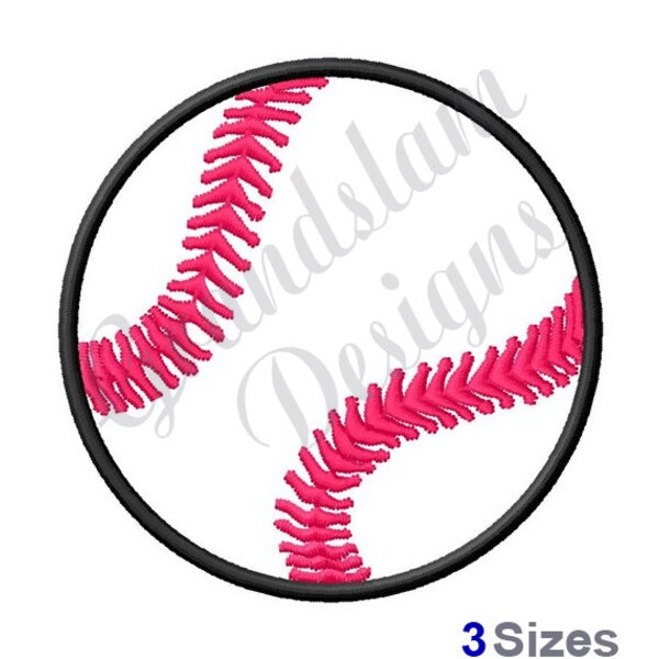 Softball Applique - Etsy