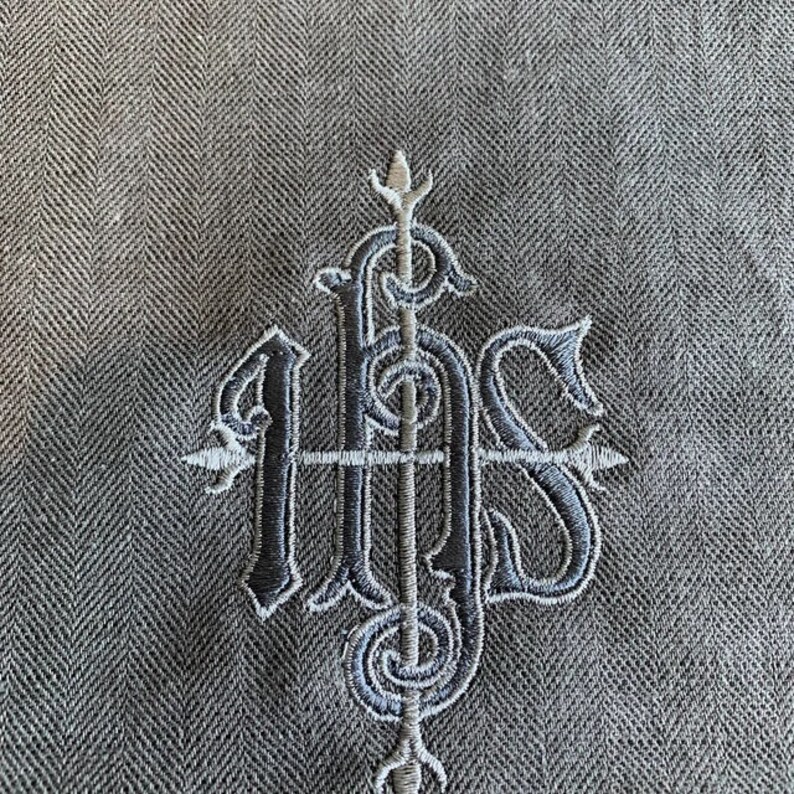 IHS Jesus Christ Machine Embroidery Design - Etsy