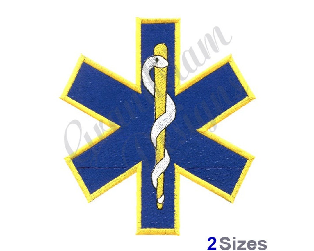 Star of Life - Machine Embroidery Design, Embroidery Designs, Machine ...
