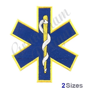 Star of Life - Machine Embroidery Design, Embroidery Designs, Machine ...