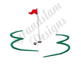 Golf Like Girl Machine Embroidery Design - Etsy