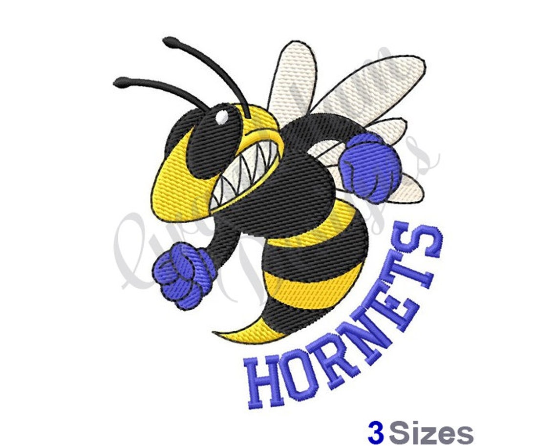 Hornets Machine Embroidery Design Embroidery Designs - Etsy