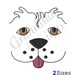 Dog Face - Machine Embroidery Design - Etsy