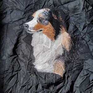 Australian Shepherd Dog - Machine Embroidery Design, Embroidery Designs ...