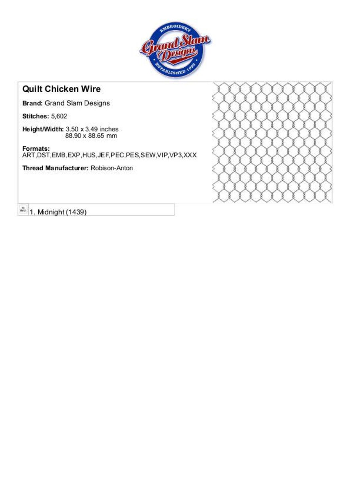 Quilt Chicken Wire Machine Embroidery Design, Embroidery Designs ...