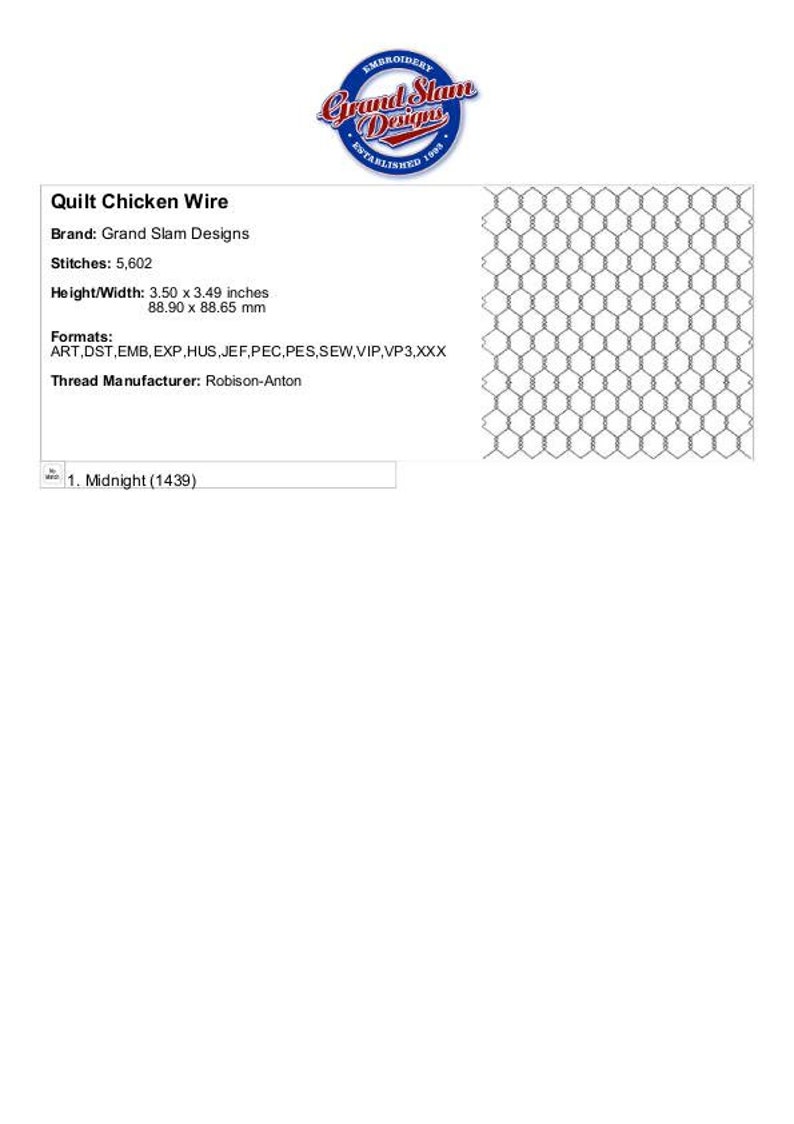 Quilt Chicken Wire Machine Embroidery Design, Embroidery Designs ...