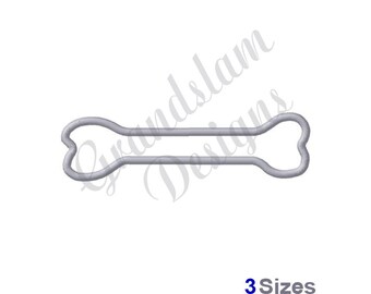 Bone Applique Design 12 SIZES Machine Embroidery File INSTANT DOWNLOAD ...