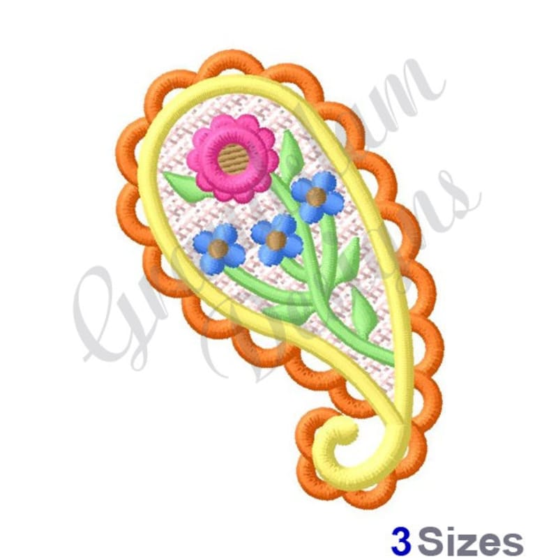 Paisley Embroidery - Etsy