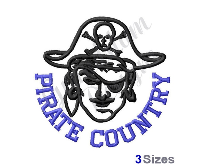 Pirate Country Machine Embroidery Design - Etsy