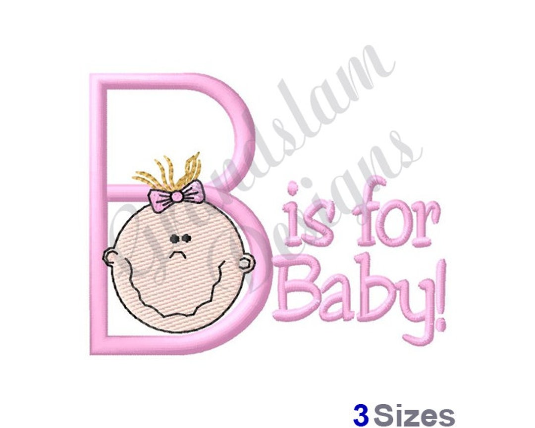 Baby Girl Face - Machine Embroidery Design - Etsy