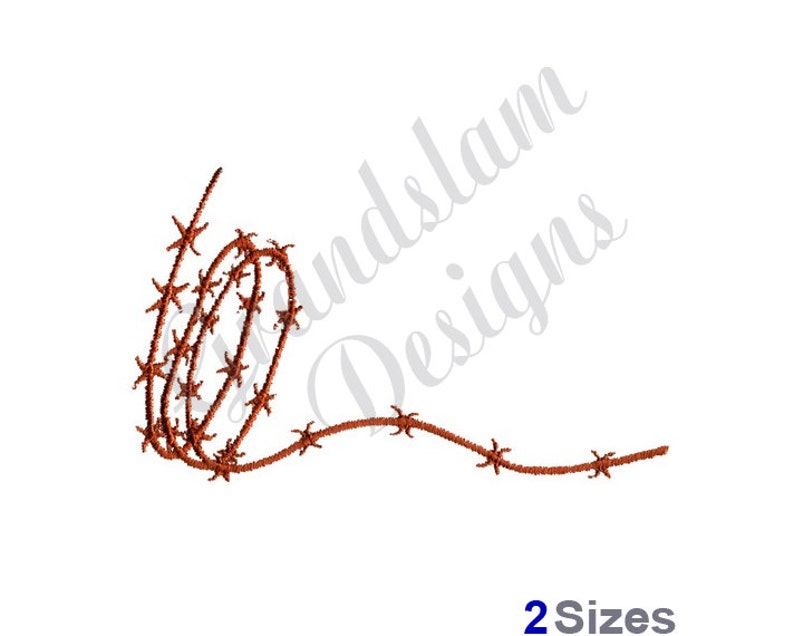Barbed Wire - Machine Embroidery Design - Etsy