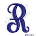 Vine Monogram Letter R - Machine Embroidery Design, Embroidery Designs ...