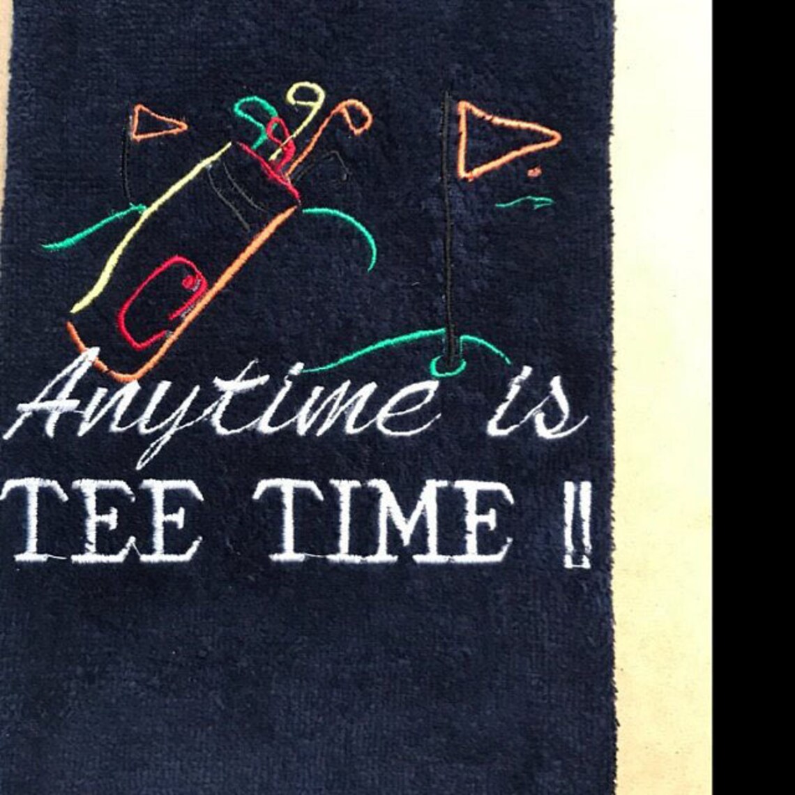 Tee Time Machine Embroidery Design - Etsy