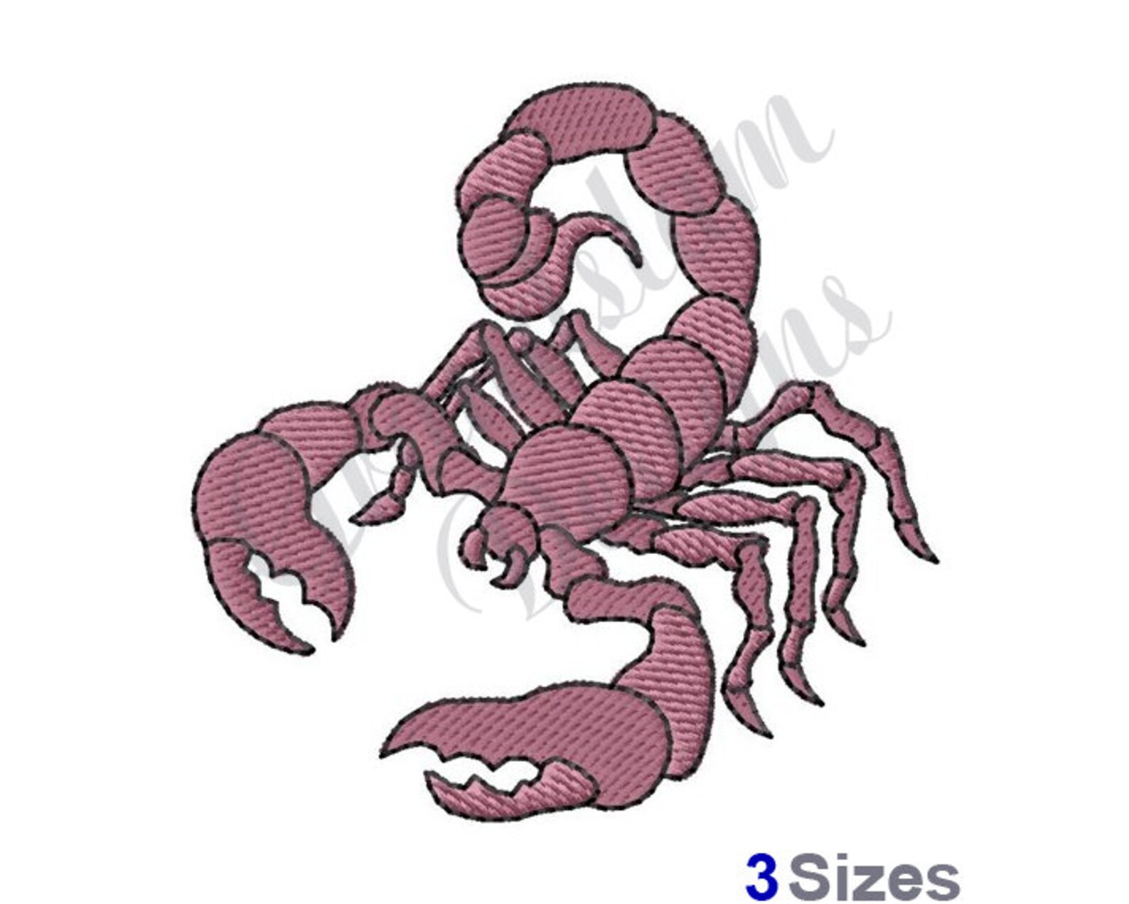 Scorpion Machine Embroidery Design - Etsy