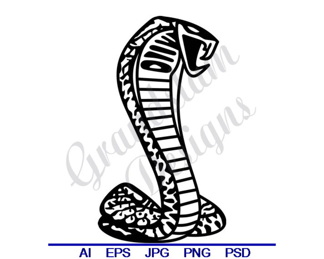 Cobra - Svg, Dxf, Eps, Png, Jpg, Vector Art, Clipart, Cut File - Etsy