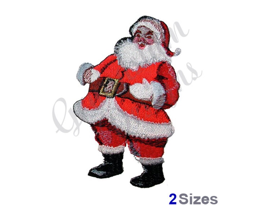 Santa Claus - Machine Embroidery Design - Etsy
