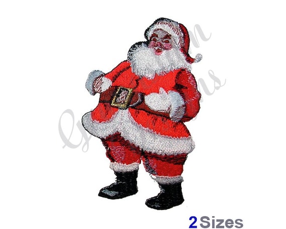 Santa Claus Machine Embroidery Design | Etsy