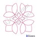 Flower Block - Machine Embroidery Design, Embroidery Designs, Machine ...
