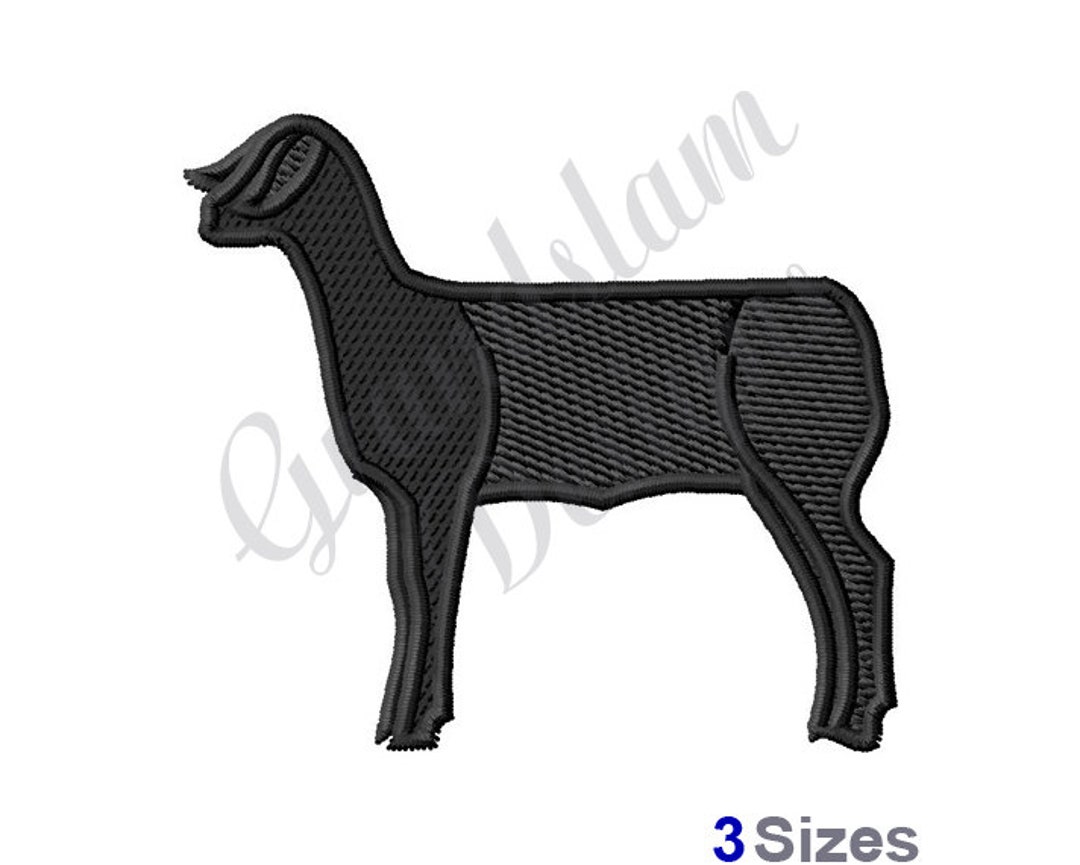 Lamb - Machine Embroidery Design - Etsy