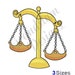Weighing Scales Libra Machine Embroidery Design - Etsy