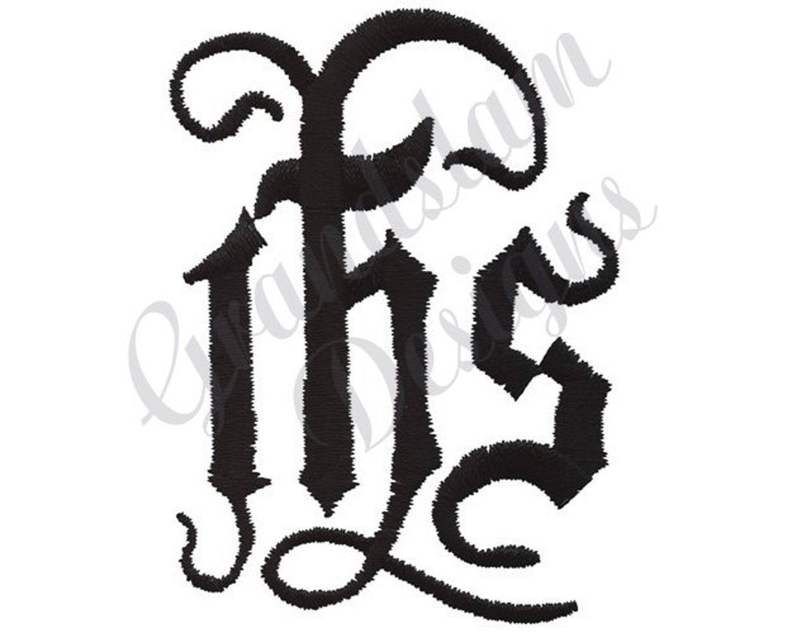 Jesus Christ IHS Symbol Machine Embroidery Design - Etsy