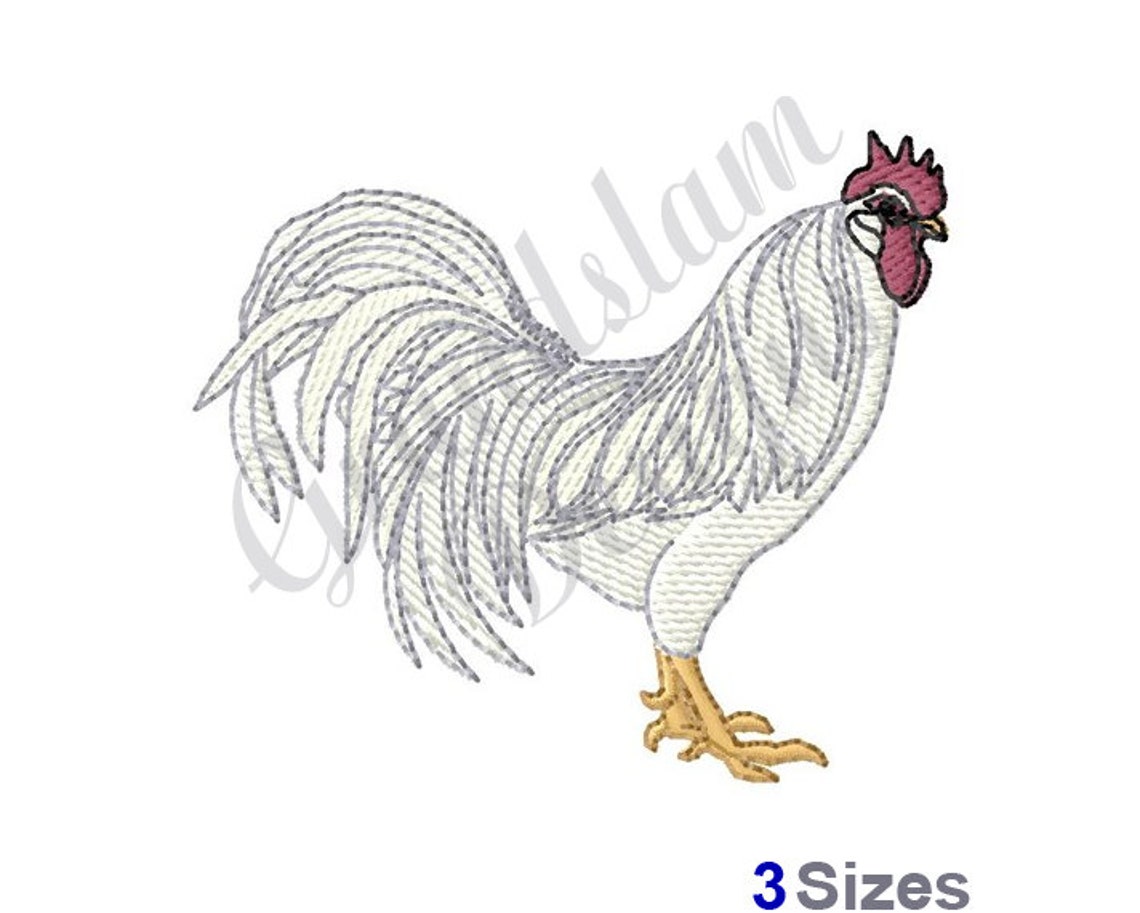 Chicken Machine Embroidery Design Embroidery Designs | Etsy