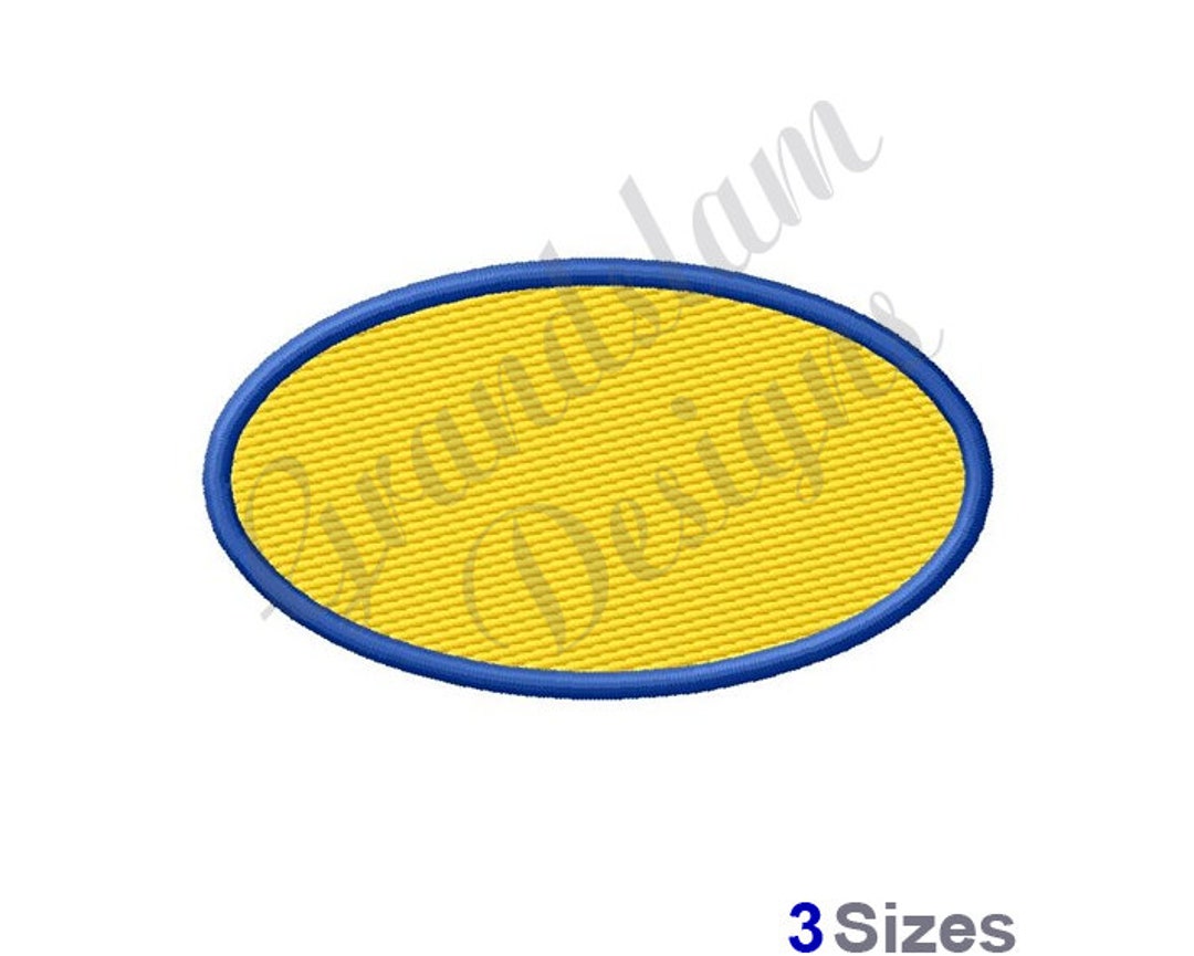 Oval Filled - Machine Embroidery Design, Embroidery Designs, Machine ...