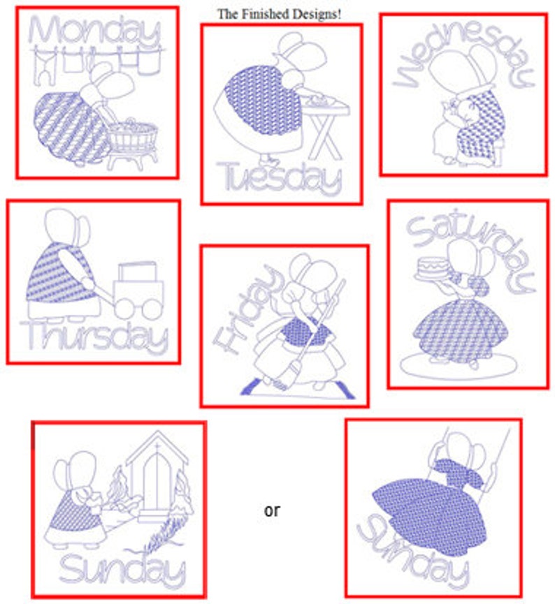 Thursday Shopping Machine Embroidery Design | Etsy