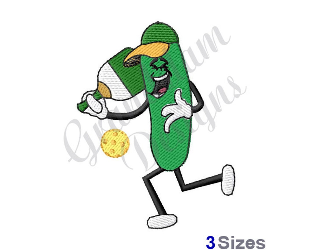 Pickleball Player Machine Embroidery Design, Embroidery Designs ...