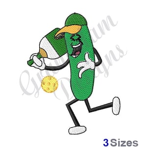Pickleball Player Machine Embroidery Design, Embroidery Designs ...