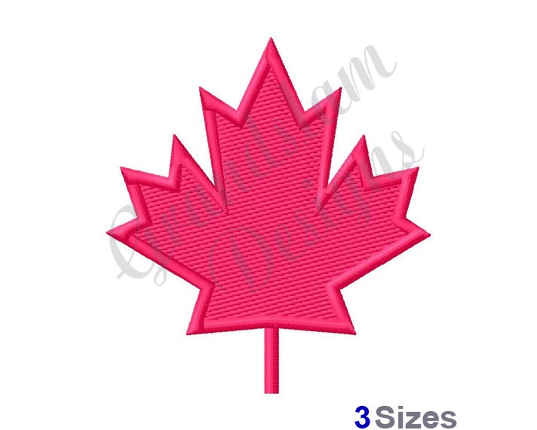 Canadian Maple Leaf - Machine Embroidery Design, Embroidery Designs ...