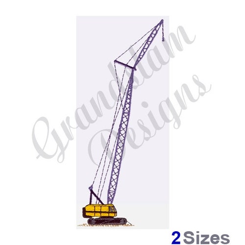 Excavator Machine Embroidery Design - Etsy