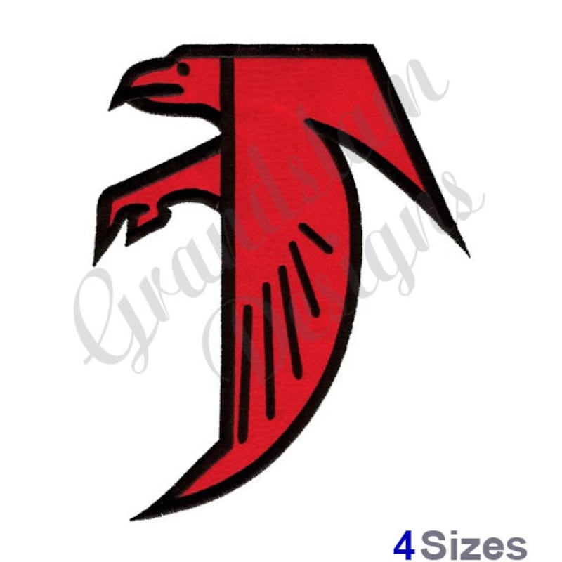 Falcon Embroidery Design - Etsy