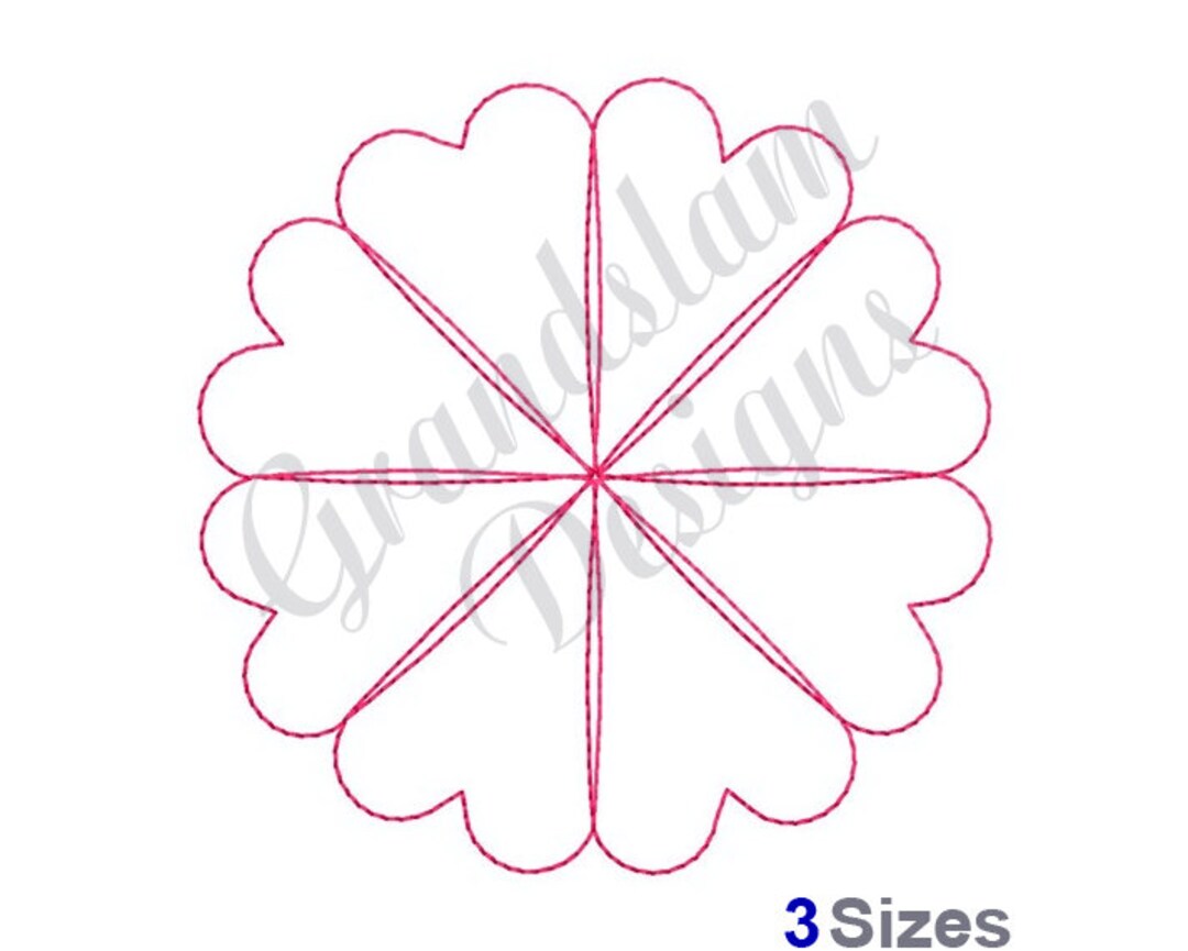 Floral Spirograph Machine Embroidery Design, Embroidery Designs ...