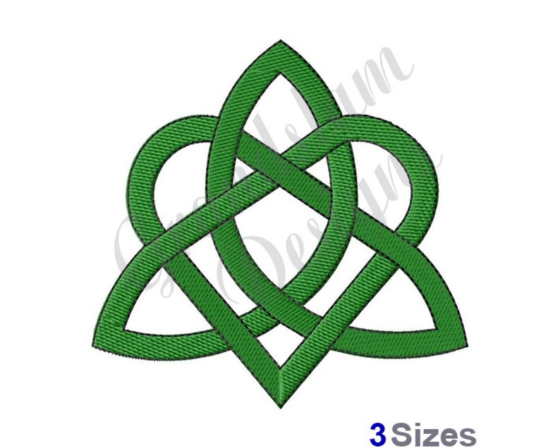 Celtic Trinity Knot Machine Embroidery Design - Etsy