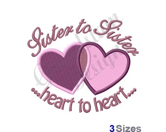 Best Sister - Machine Embroidery Design, Embroidery Designs, Machine ...