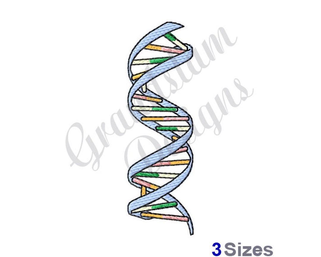 Double Helix DNA - Machine Embroidery Design, Embroidery Designs ...