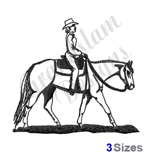 Rodeo Horse Machine Embroidery Design Embroidery Designs - Etsy