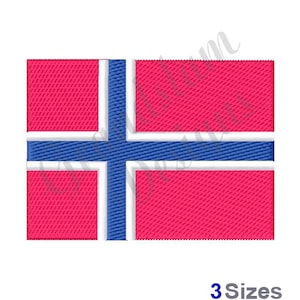 Norway Flag - Machine Embroidery Design, Embroidery Designs, Machine ...
