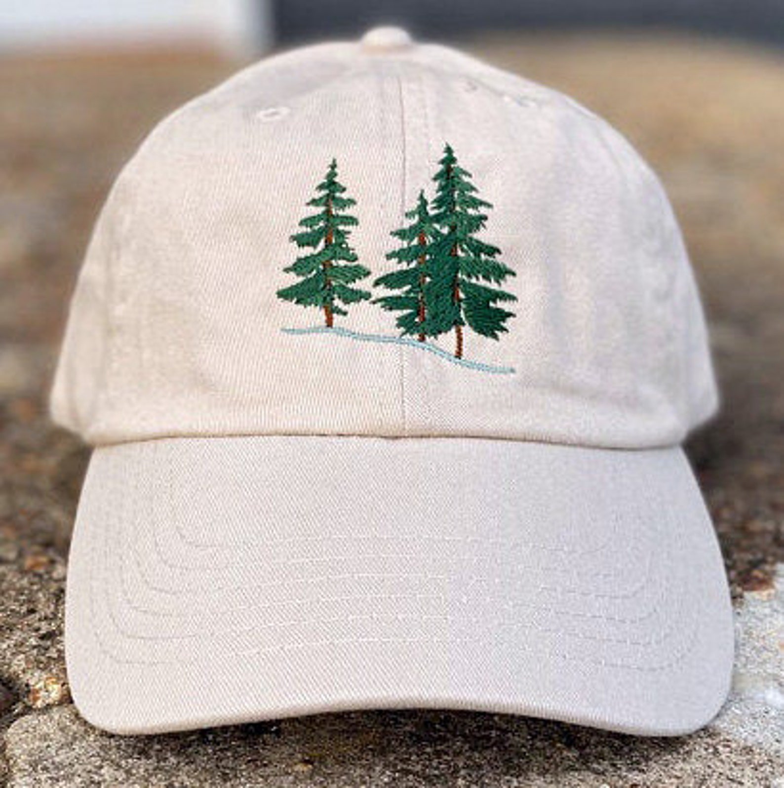 Evergreen Trees Machine Embroidery Design Embroidery - Etsy