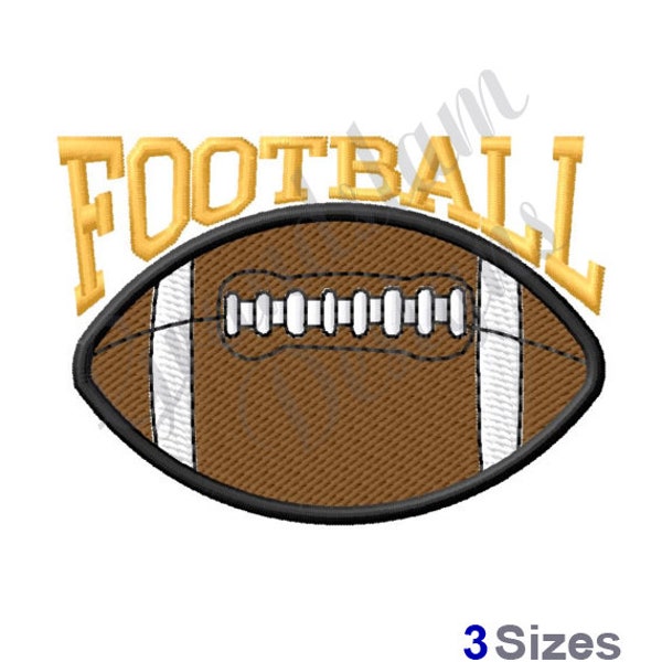 Football Embroidery - Etsy