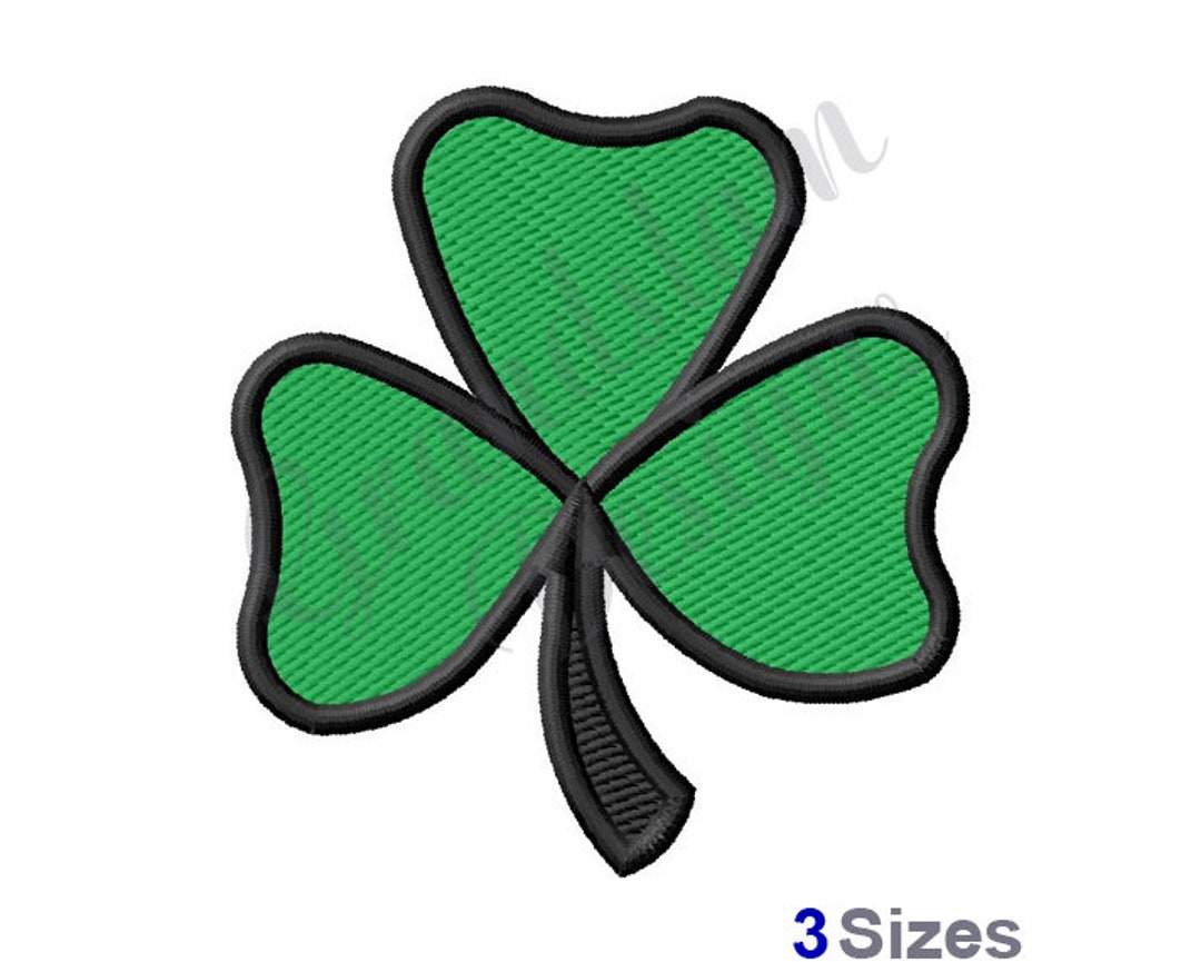 Irish Shamrock Machine Embroidery Design – St. Patrick's Day (instant ...