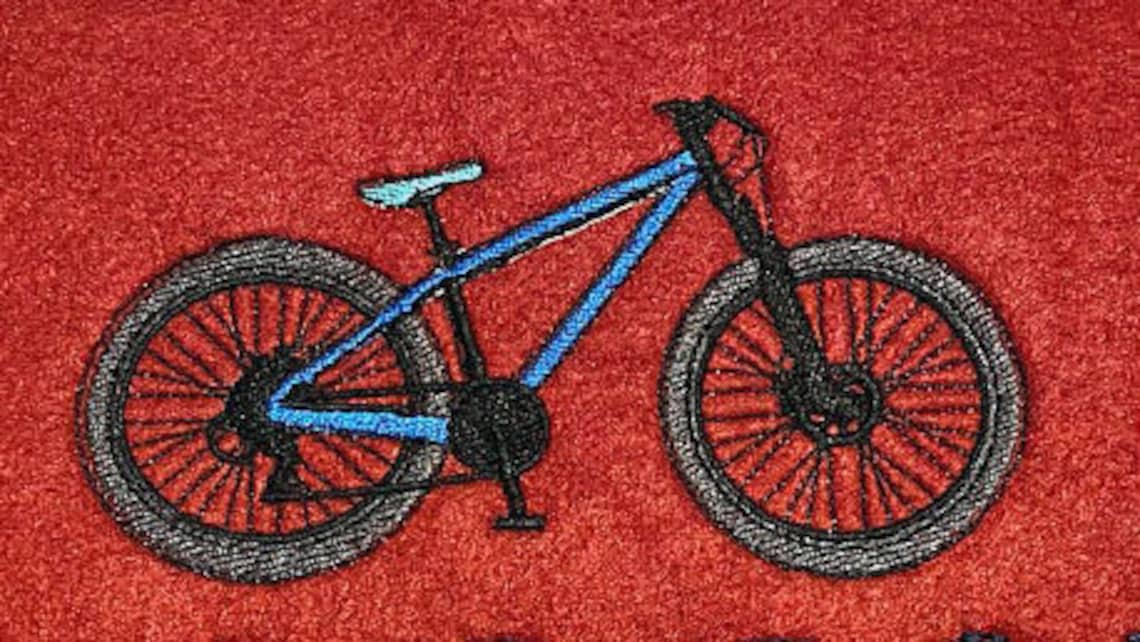 Mountain Bike Machine Embroidery Design Embroidery Designs - Etsy