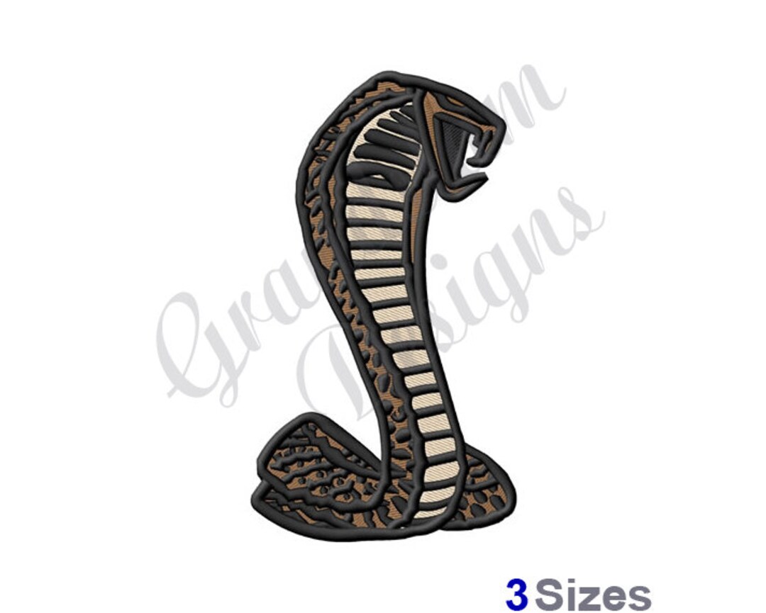Cobra - Machine Embroidery Design - Etsy