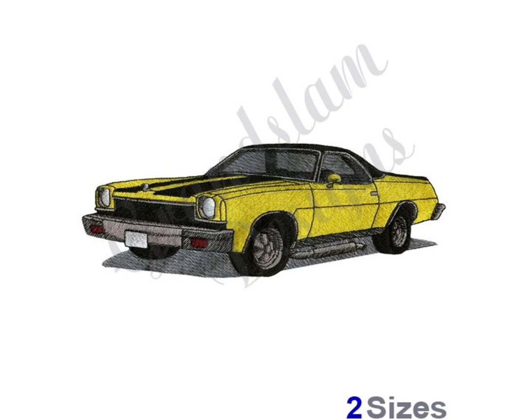 Sprint Muscle Car Pick up - Machine Embroidery Design - Etsy