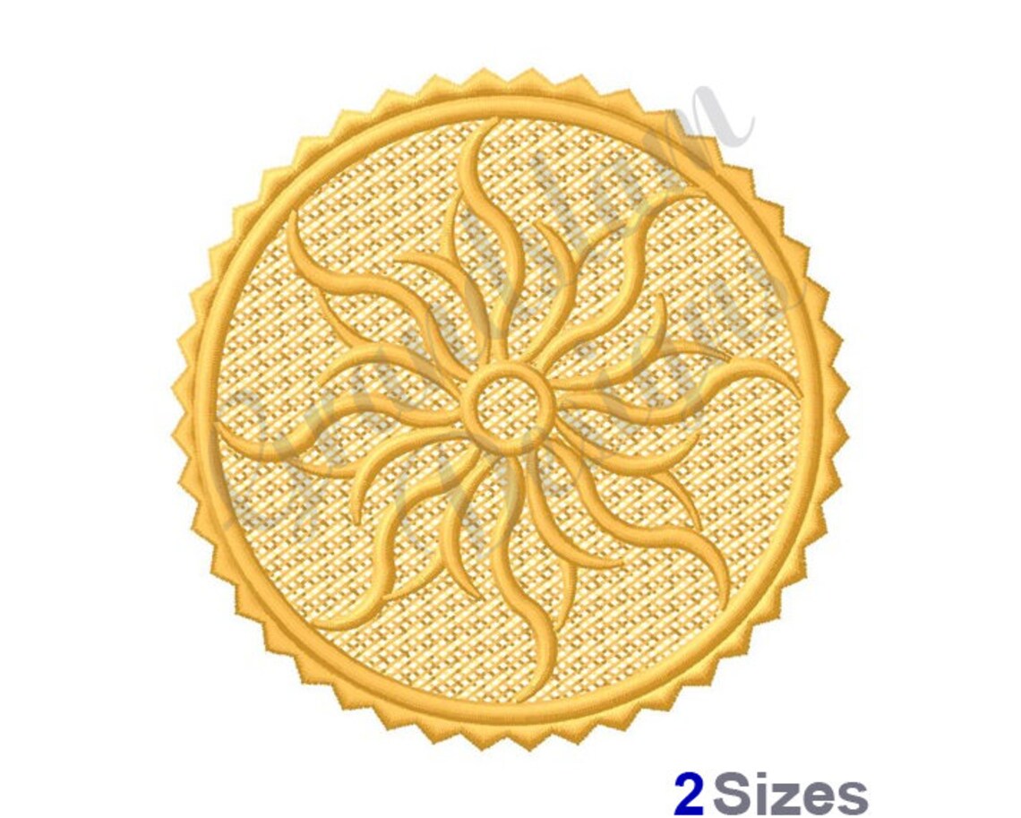 Fsl Sun Machine Embroidery Design Embroidery Designs - Etsy