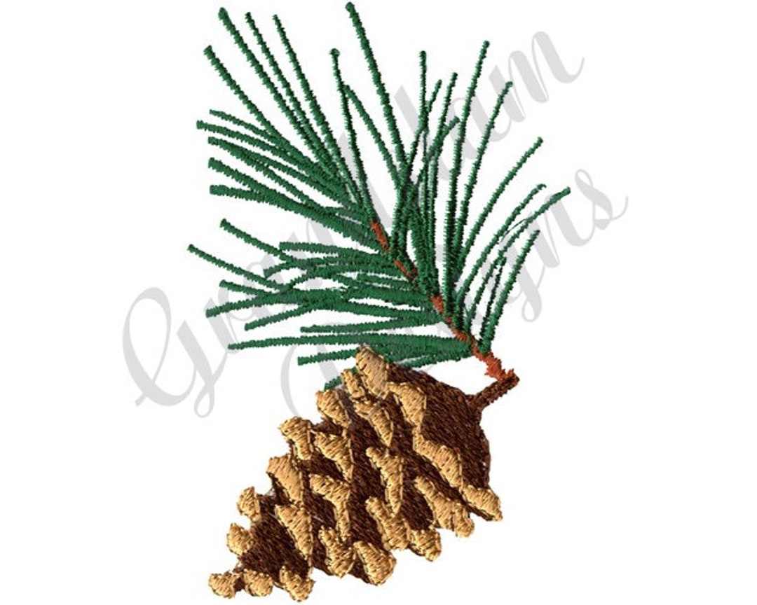 Pine Cone - Machine Embroidery Design - Etsy