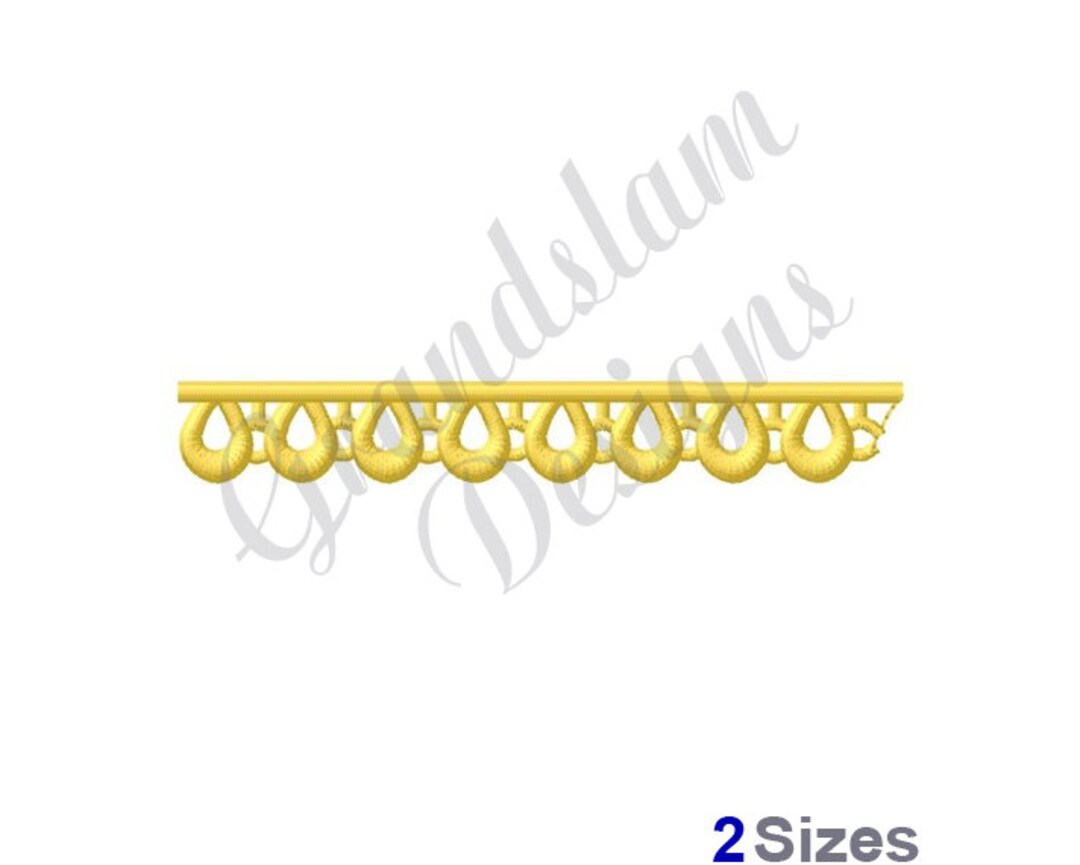 FSL Edging Border – Machine Embroidery Design (digital Download) - Etsy