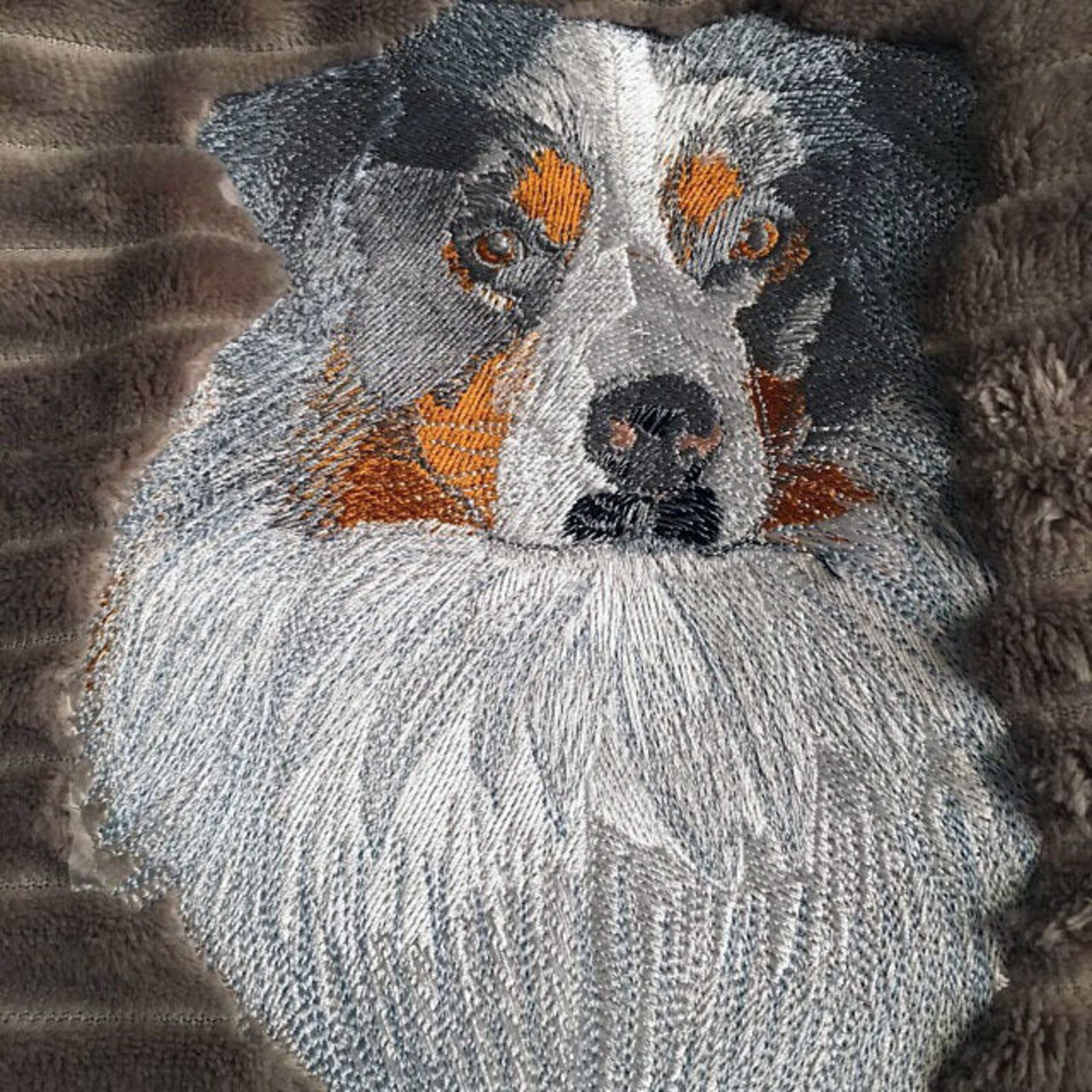Australian Shepherd Dog Machine Embroidery Design - Etsy